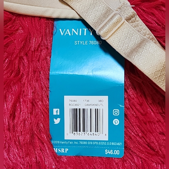 Vanity Fair | Intimates & Sleepwear | New Vanity Fair Womens Beauty ...